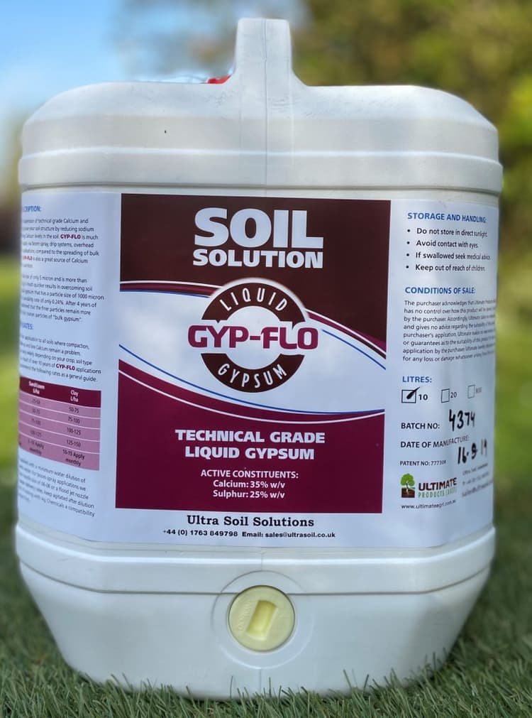 GYP-FLO - Premium Liquid Gypsum | Ultrasoil | Ultrasoil